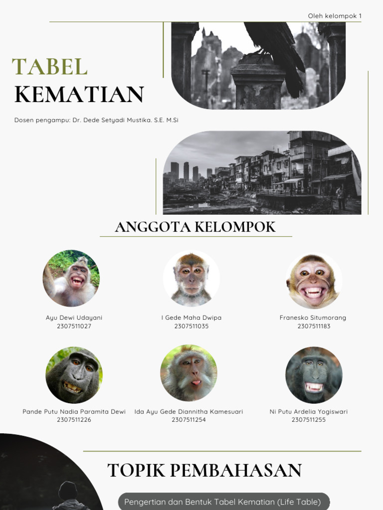 Tabel Kematian PPT | PDF