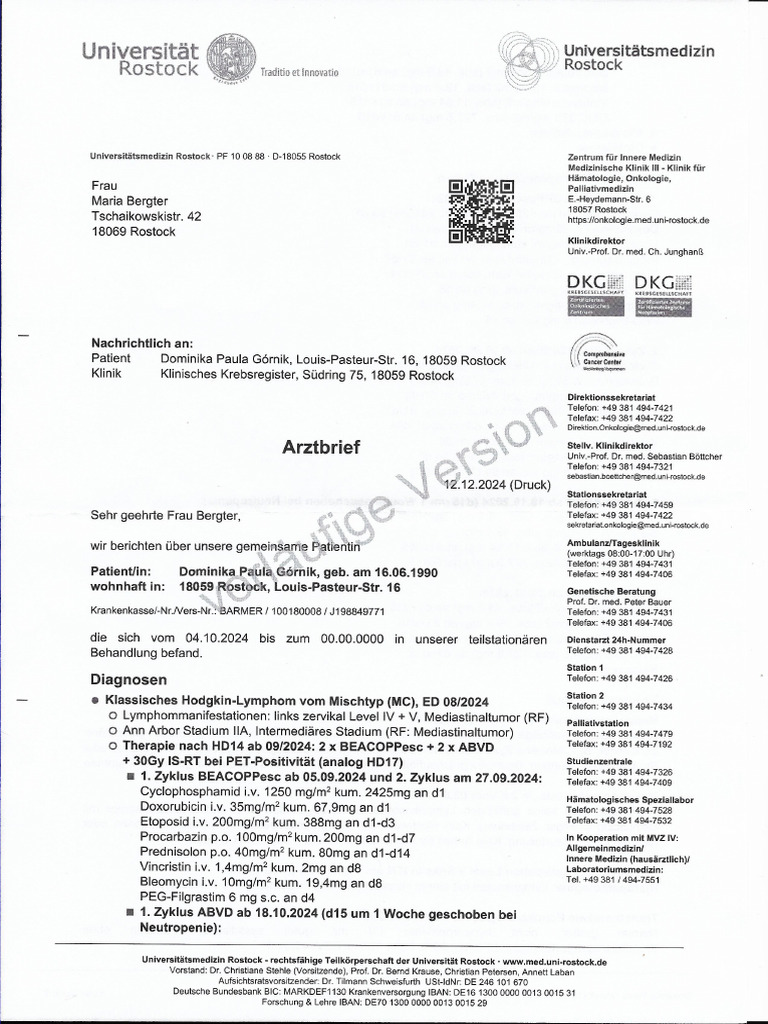 Arztbrief Komplett | PDF