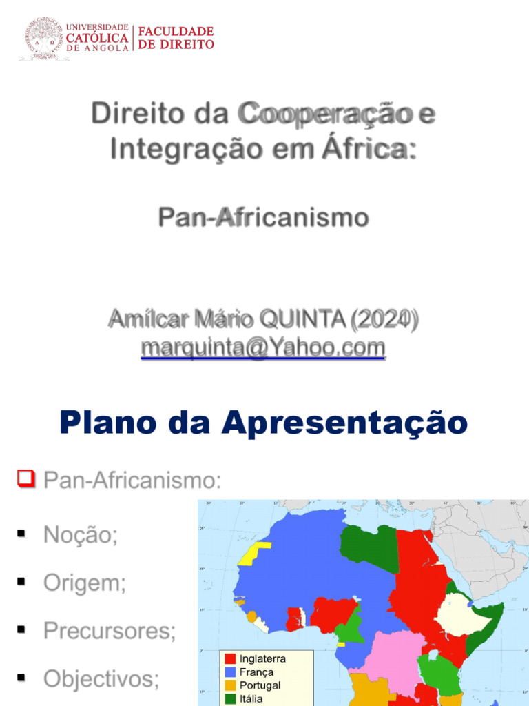 Origem e Impacto do Pan-Africanismo | PDF | Pan-africanismo | África