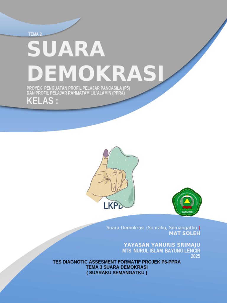 LKPD p5 Kelas 78 Mts Suara Demokrasi | PDF