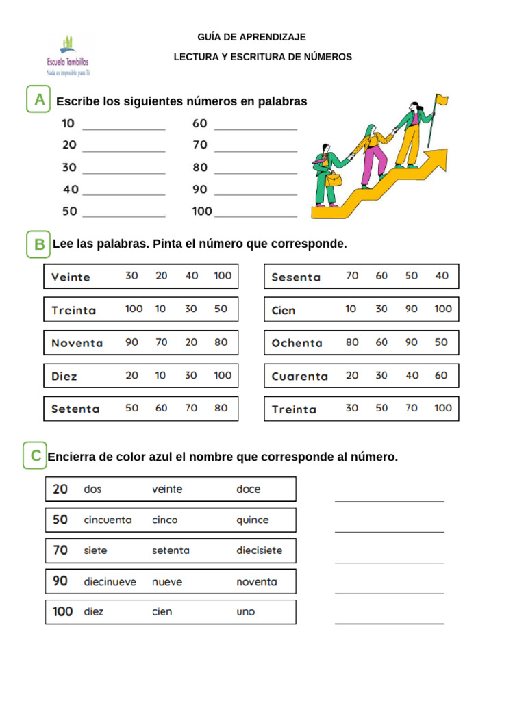 Lectura y Escritura de Números | PDF