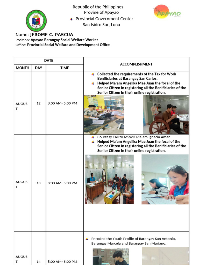 Accomplishment Jerome | PDF