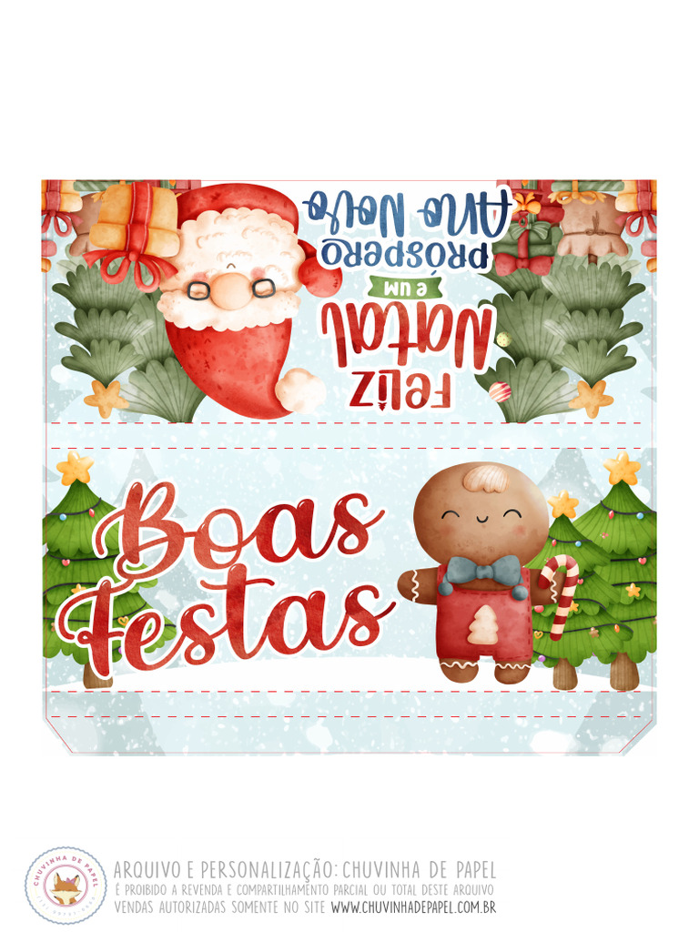 12 Embalagem para Choc 90g (1) - Chuvinha de Papel | PDF