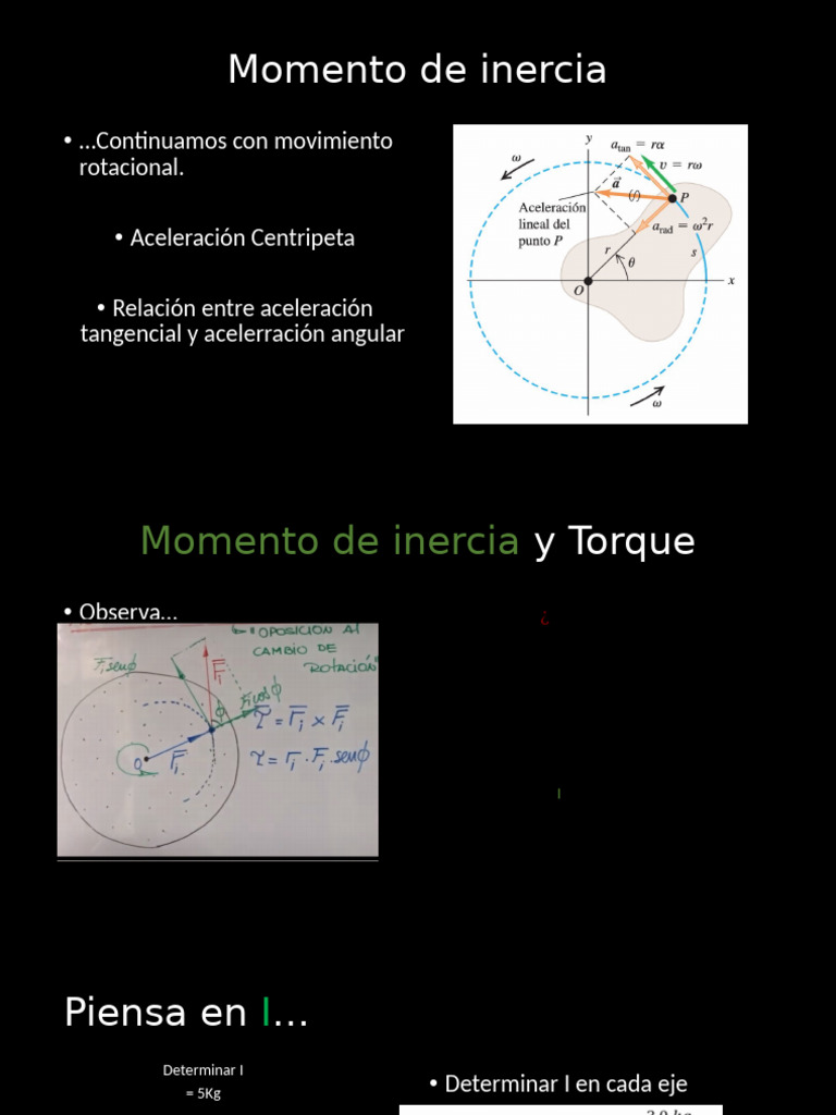 Momento de Inercia | PDF | Geometría | Ingeniería mecánica