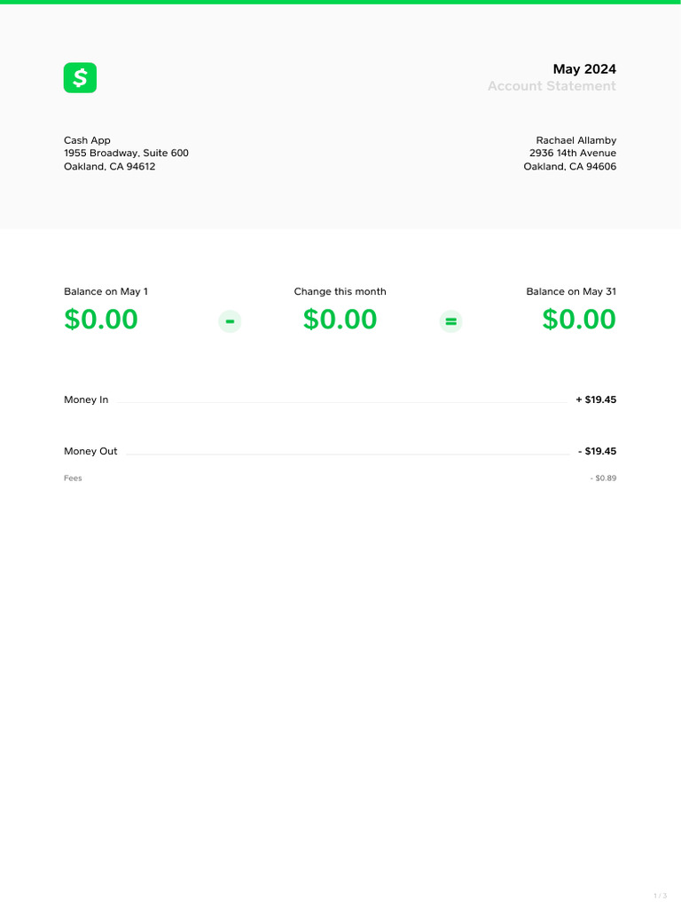 Monthly Statement 2 | PDF | Cash | Debit Card