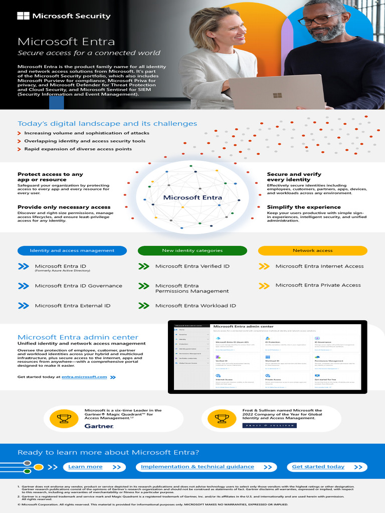Microsoft Entra Datasheet | PDF | Microsoft | Computing