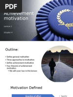 Atkinson's Achievement Motivation Theory | PDF | Motivation | Motivational