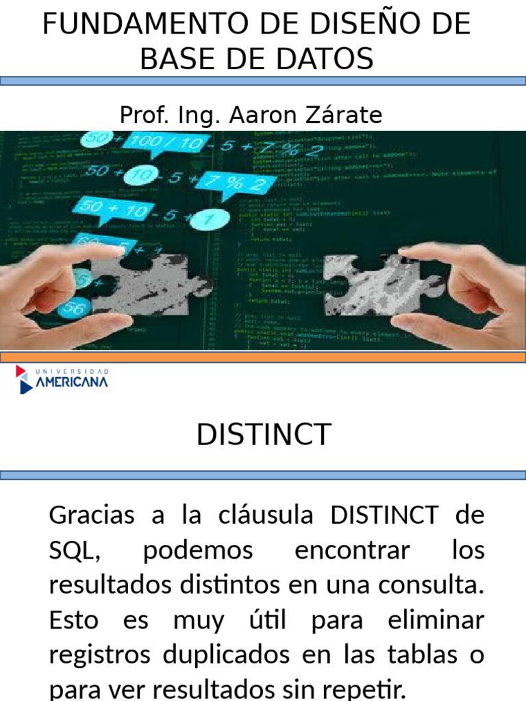 Uso de DISTINCT, LIMIT y JOIN en SQL | PDF | SQL | Gestión de datos