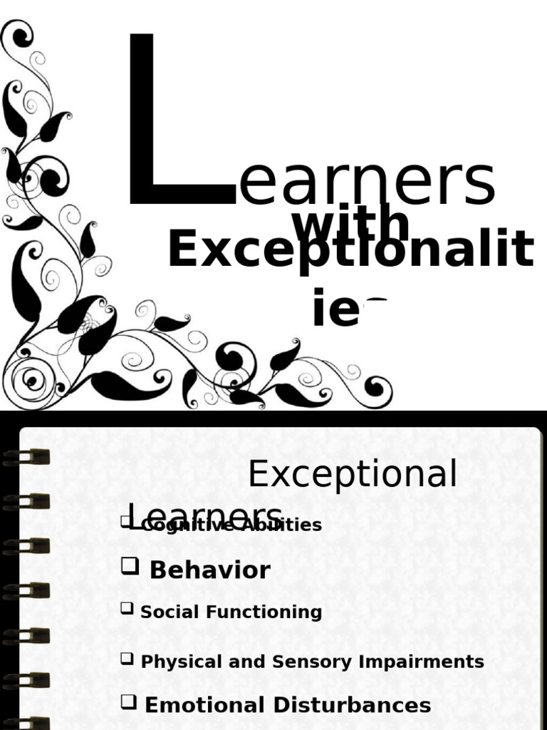 Module 6 Learners With Exceptionalities | PDF