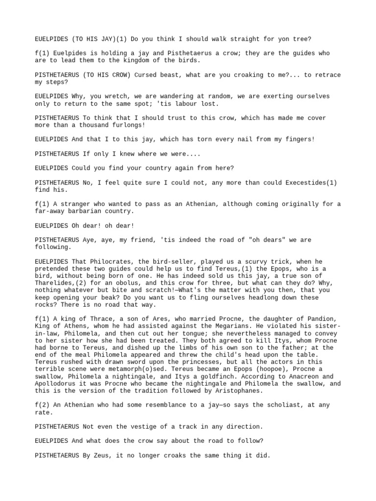 The Birds Script | PDF