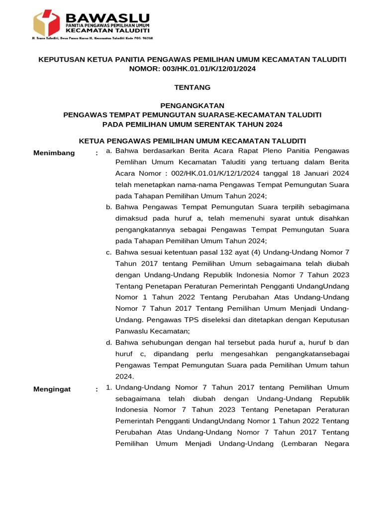 Draf 3 SK PTPS 2024 | PDF