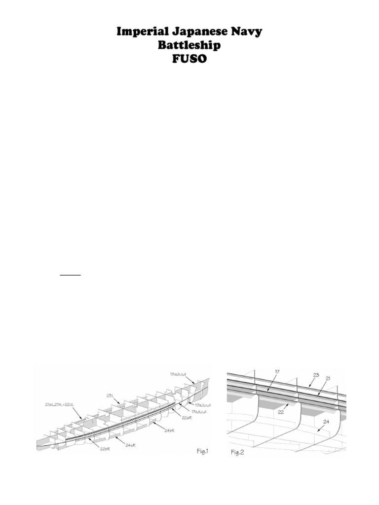 Instruction 1 | PDF | Hull (Watercraft) | Battleship