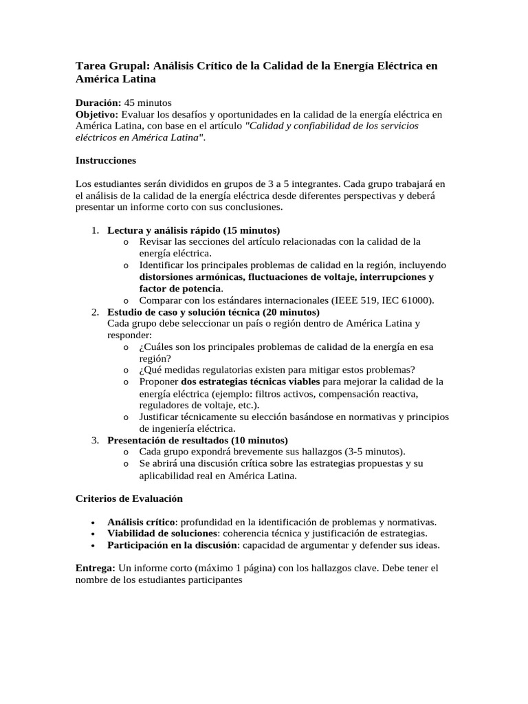 Tarea Grupal 1 Maestria | PDF