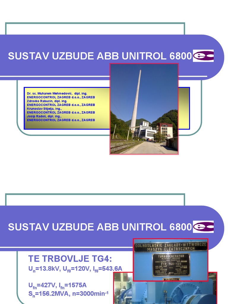 Sustav Uzbude Abb Unitrol 6800 - Funkcije - I - Softver | PDF