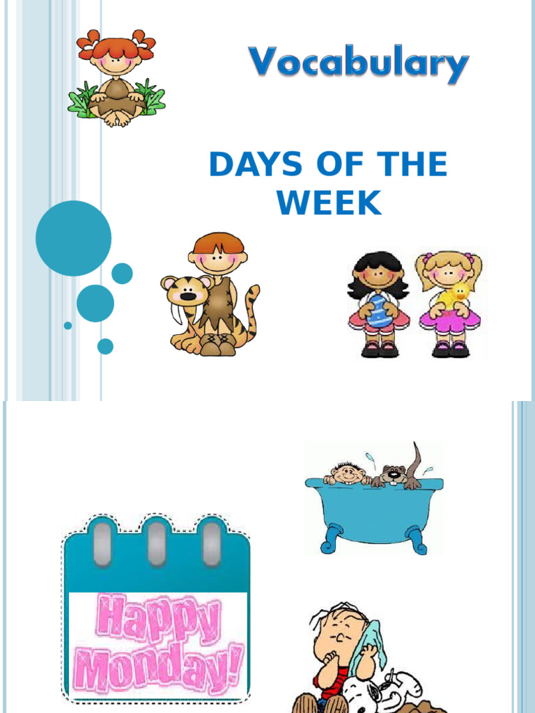 Days of The Week Flashcards 36150 | PDF