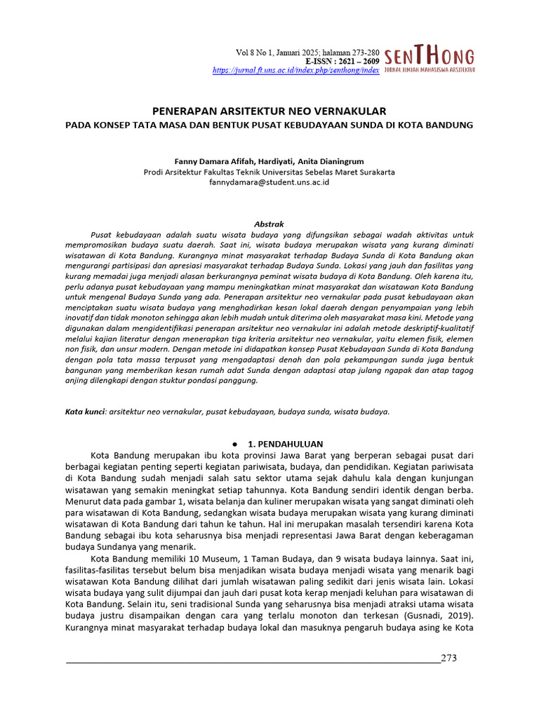 Penerapan Arsitektur Neo Vernakular | PDF