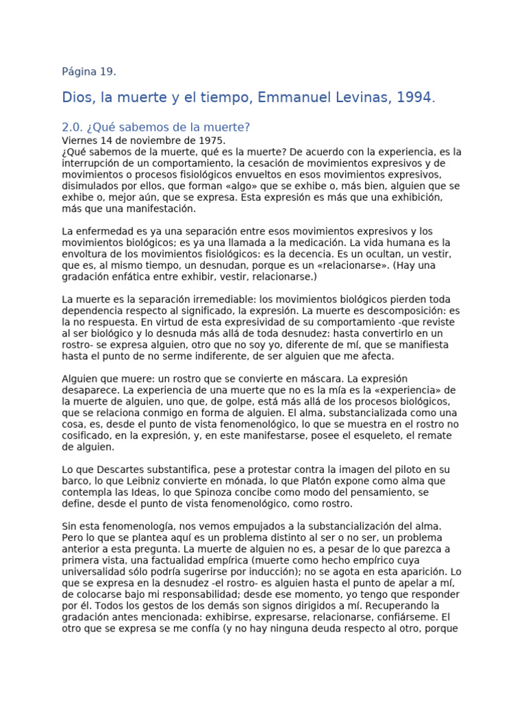 DMT 2.0. ¿Qué Sabemos de La Muerte (19 A 23) | PDF | Experiencia | Empirismo