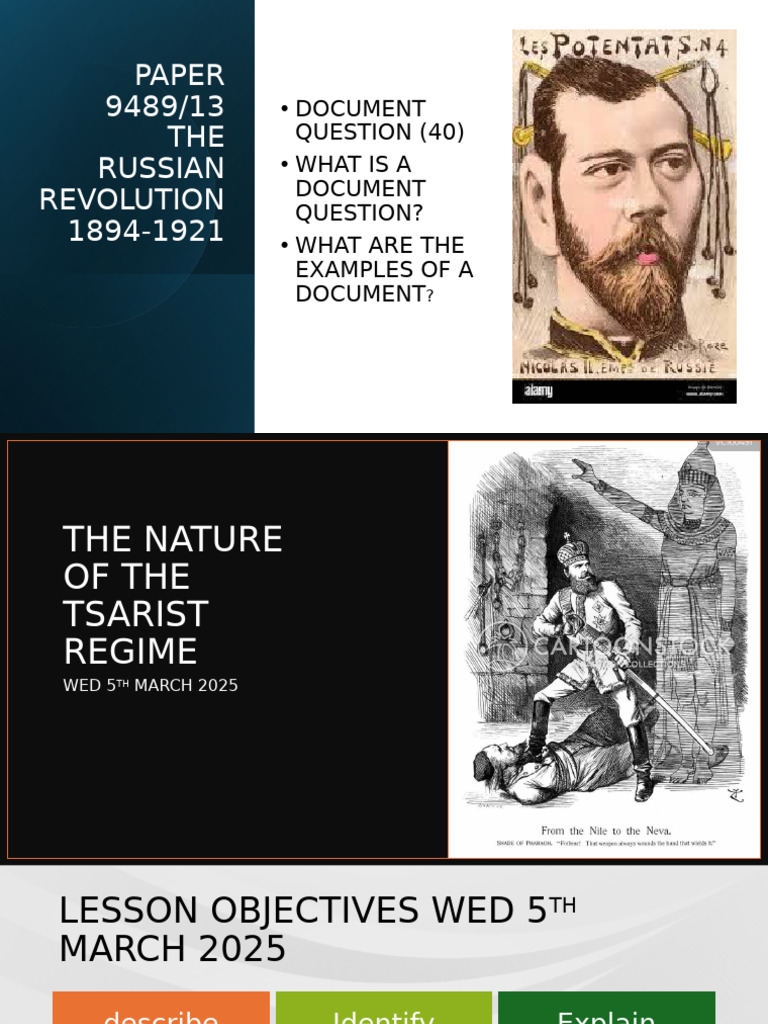 THE NATURE OF THE TSARIST REGIME | PDF | Cost Of Living | Russian Empire