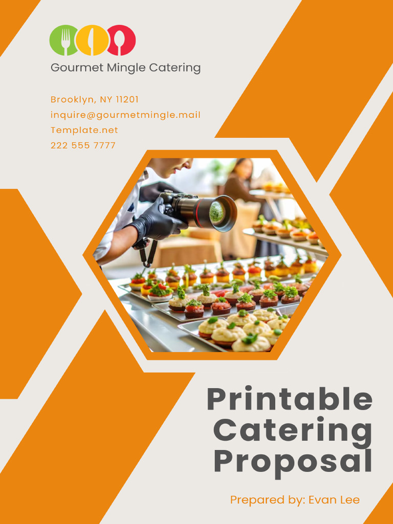 Printable Catering Proposal Template | PDF