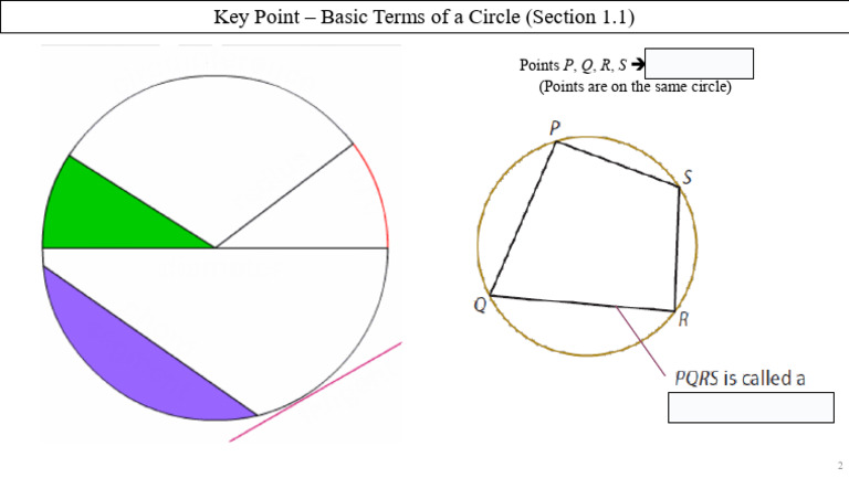 5A Ch1 Basic Properties of Circles-2 | PDF