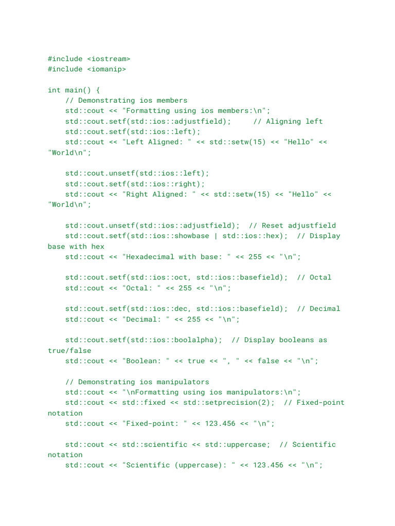 Untitled document | PDF | C++ | Computer Programming
