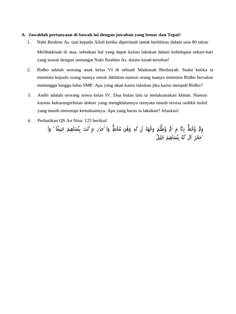 LKPD Fikih KLS 4 | PDF
