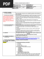 Cot-Science 4-Q2 | PDF | Lesson Plan | Cognition