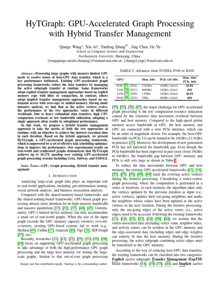 Hy TGraph | PDF | Vertex (Graph Theory) | Graphics Processing Unit