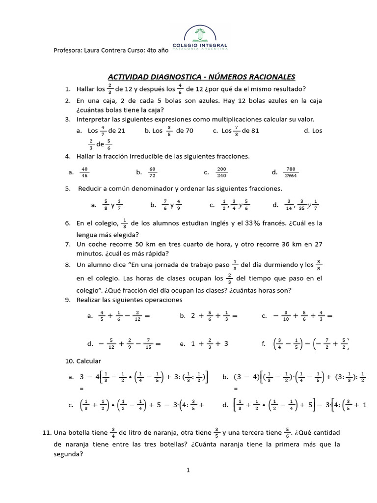 ACTIVIDAD DIAGNOSTICA.docx | PDF | Fahrenheit | Temperatura