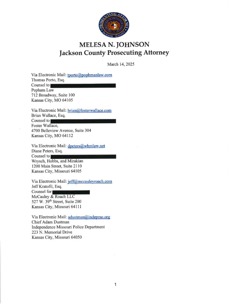 FINAL Independence OIS Letter PDF | PDF