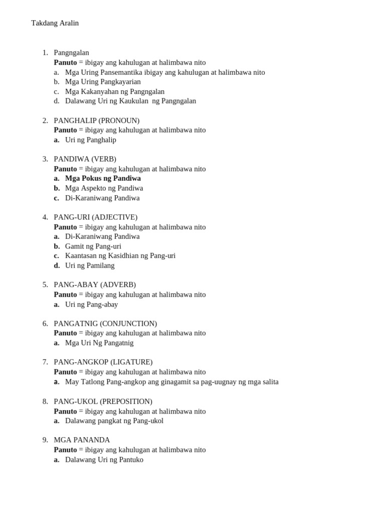 Takdang-Aralin-Panimulang-Ligguwistika-2024 | PDF