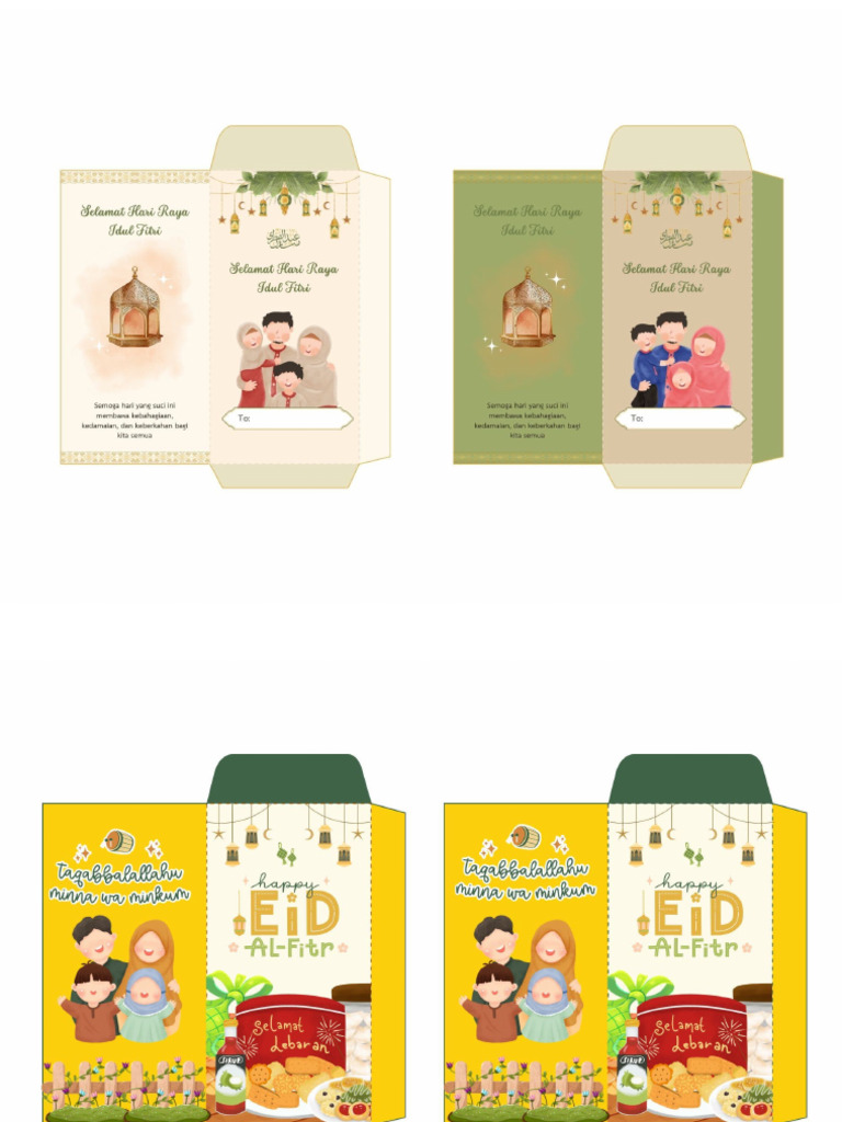 Amplop Lebaran Land Scape | PDF