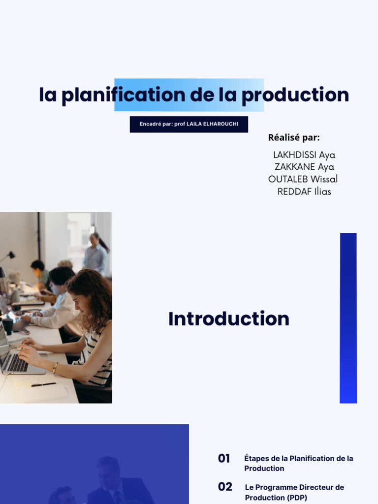 la planification de la production | PDF | Planification | Progiciel de ...
