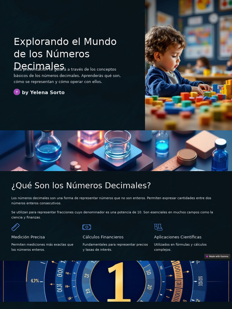 Explorando El Mundo de Los Numeros Decimales | PDF | Decimal | División (Matemáticas)