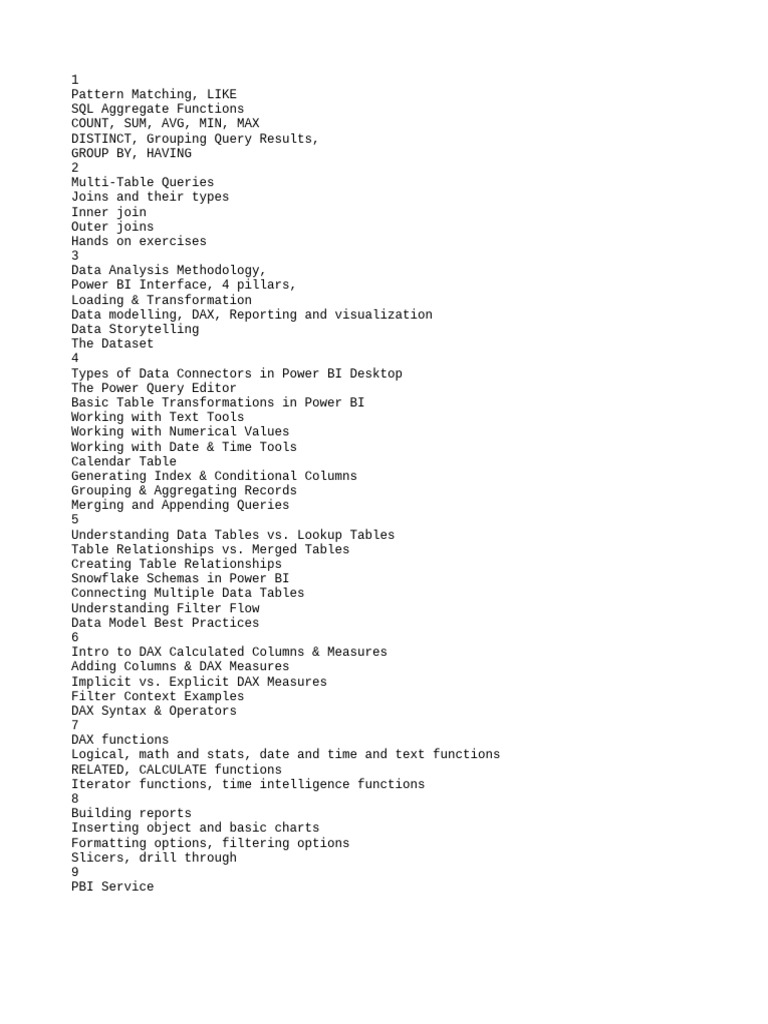 Summary Pdf