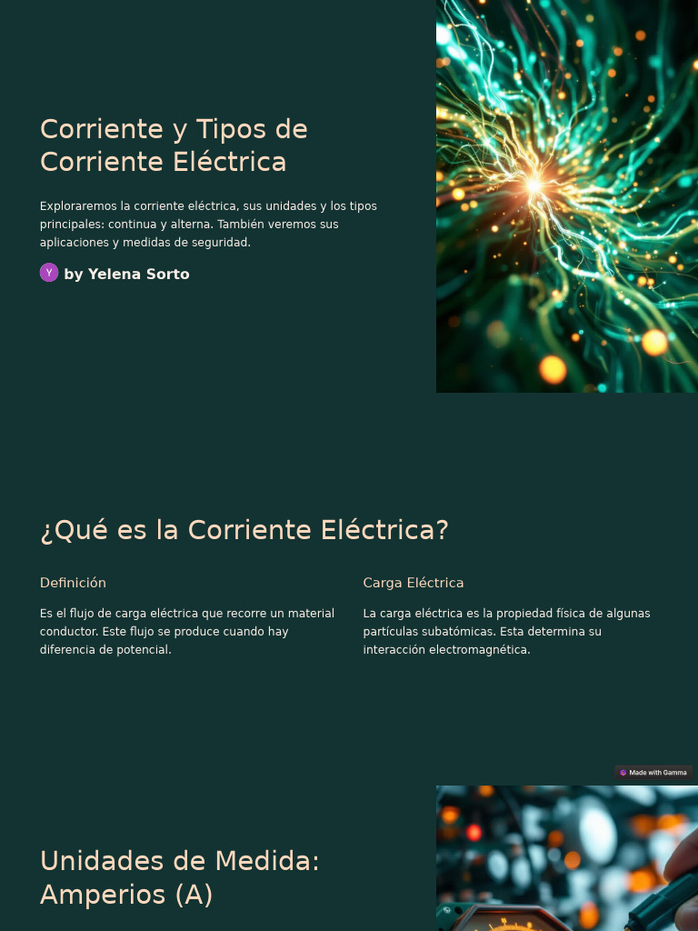 Tipos de Corriente Eléctrica y Usos | PDF | Corriente eléctrica ...