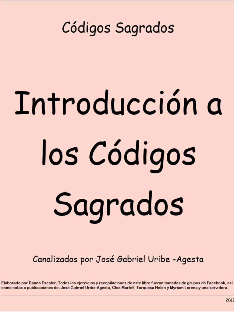 Introduccion a Los Codigos Sagrados | PDF | Amor | Alma