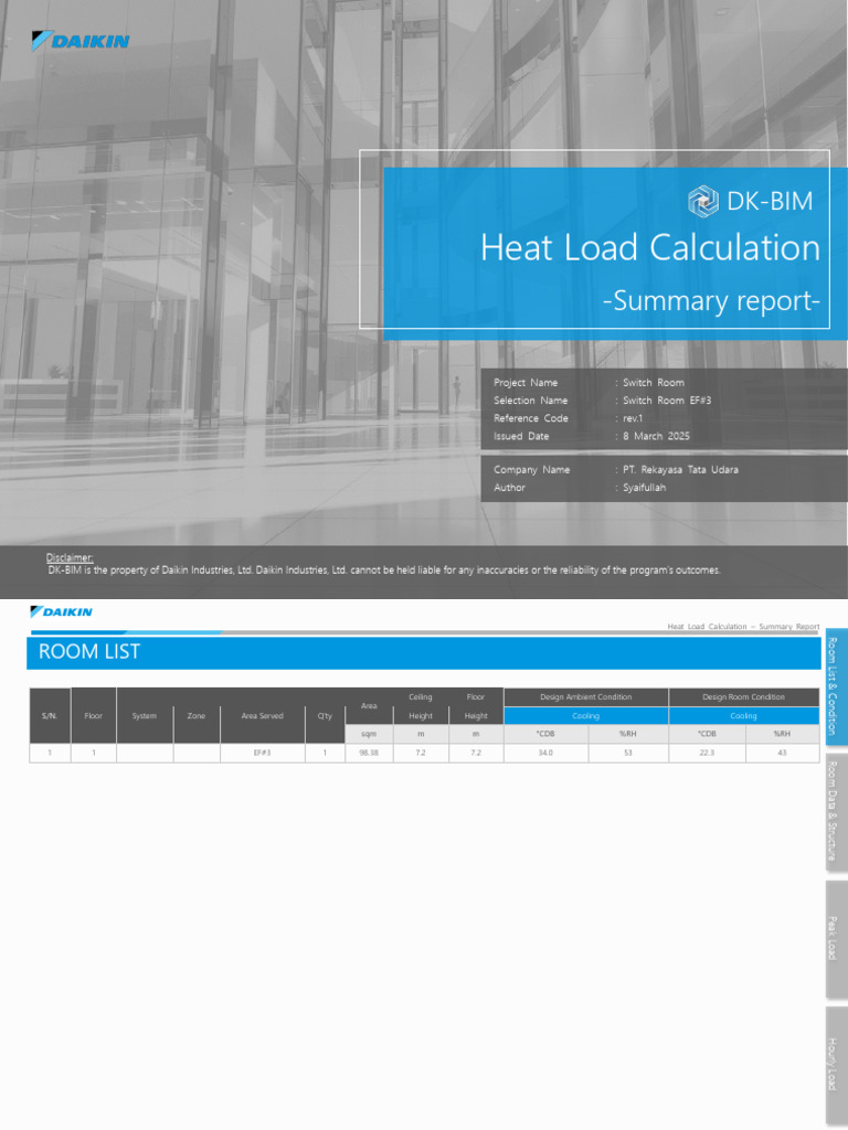 DK-BIM HeatLoad | PDF | Wall | Building Engineering
