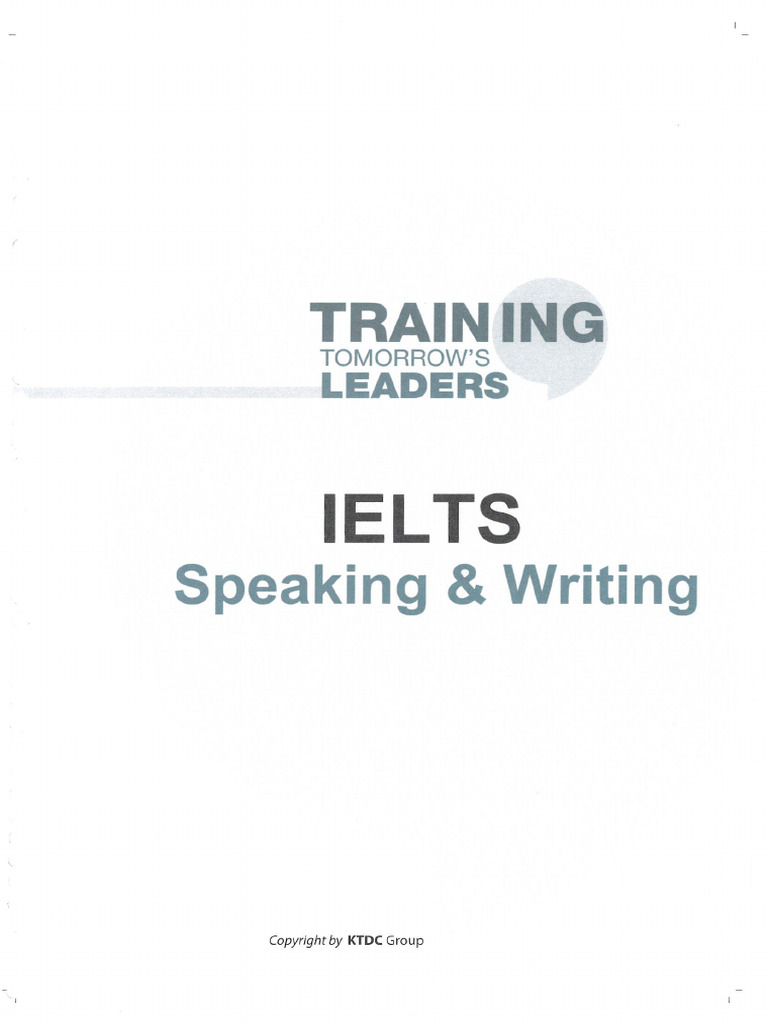 Speaking & Writing Advanced KTDC | PDF