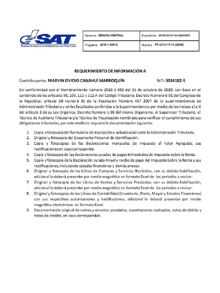 Requerimiento y Oficio | PDF