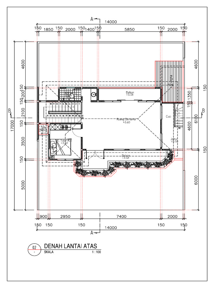 Denah Lantai 2 | PDF