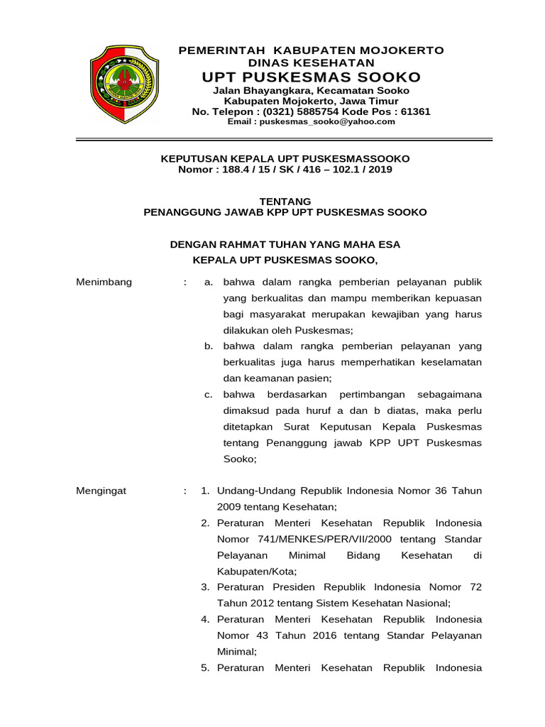 SK PJ KPP Sooko | PDF