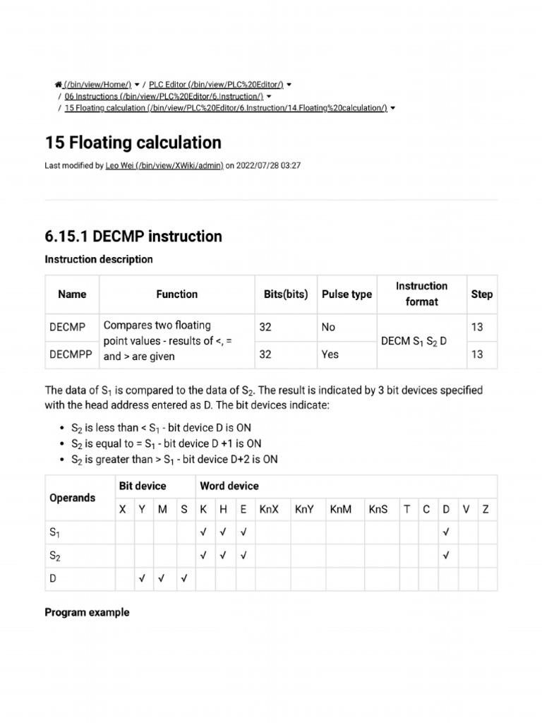15 Floating Calculation | PDF