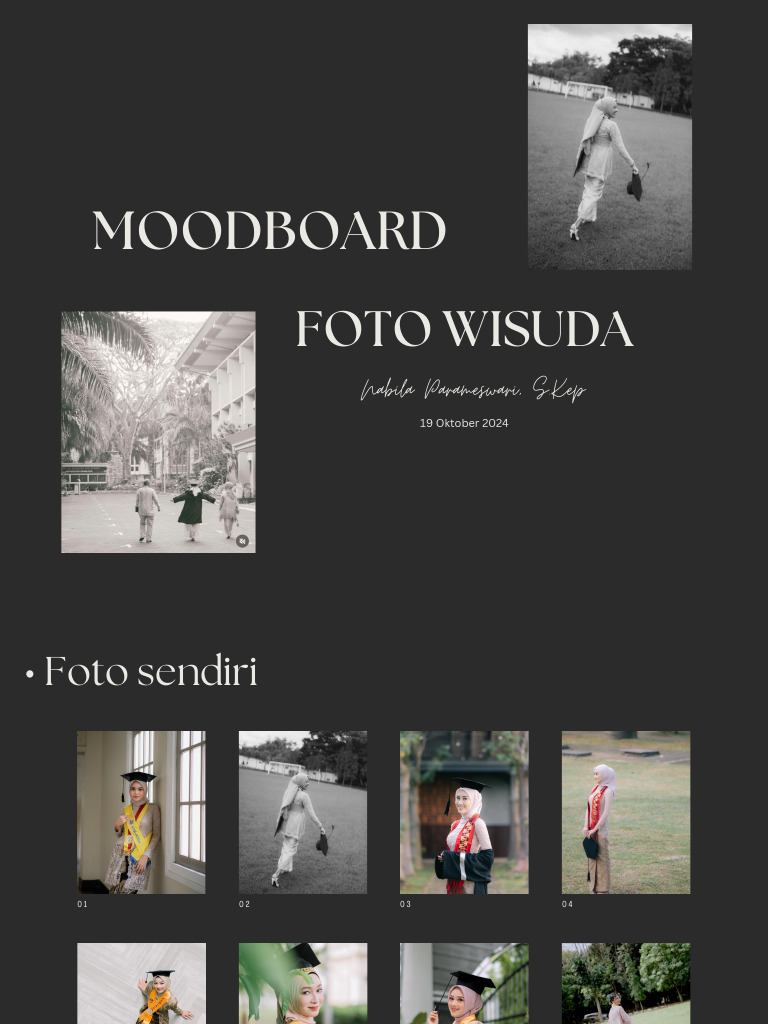 MoodBoard Foto Wisuda Nabila | PDF