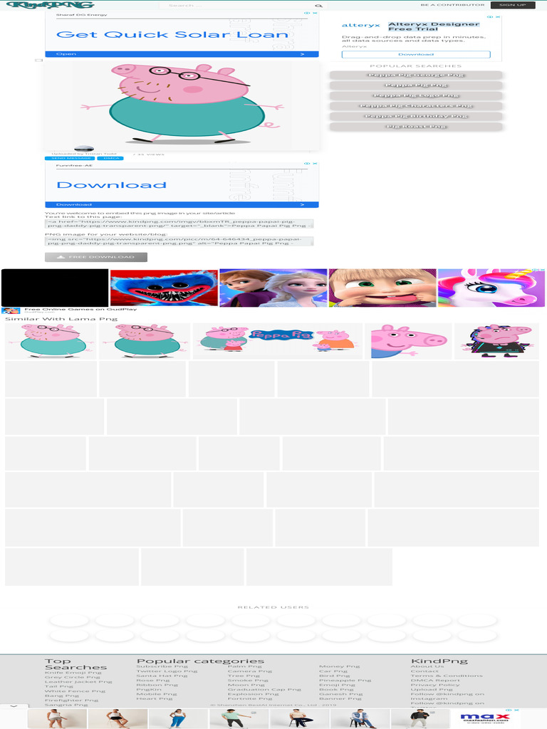 Peppa Papai Pig PNG - Daddy Pig, Transparent PNG - Kindpng | PDF
