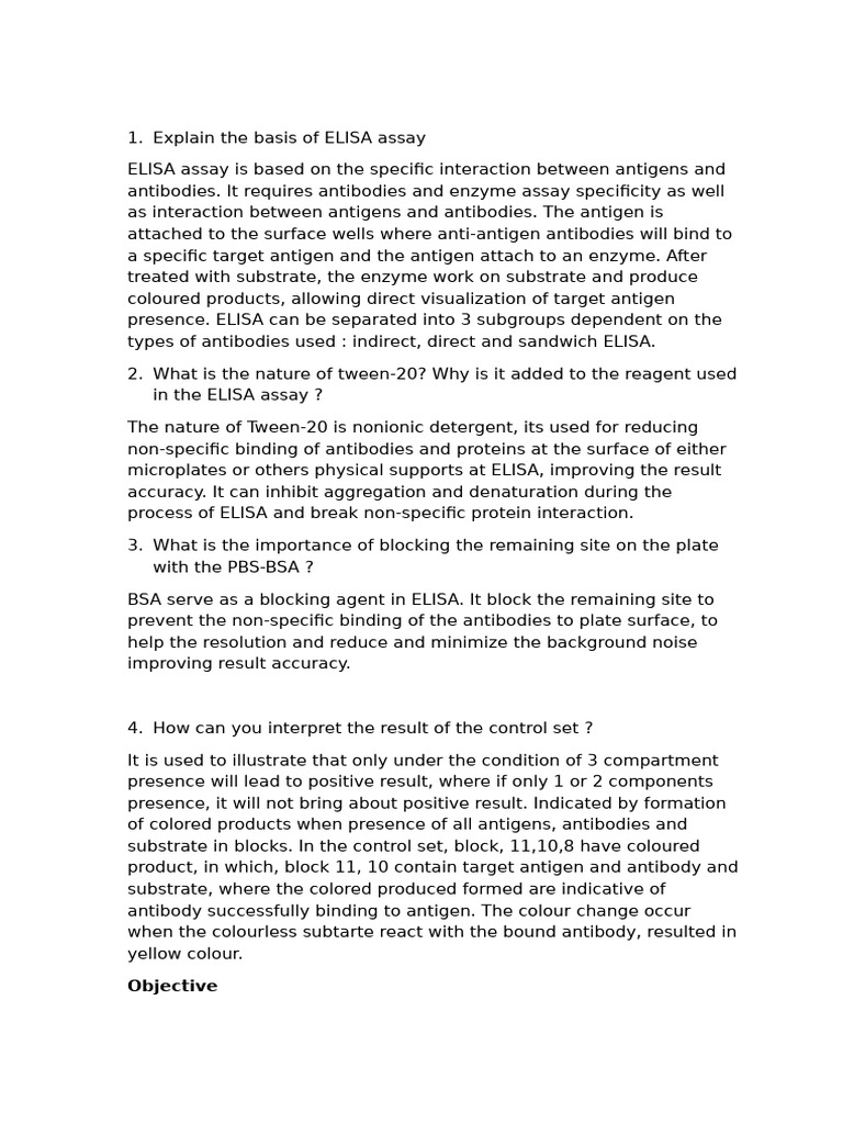 ELISA | PDF