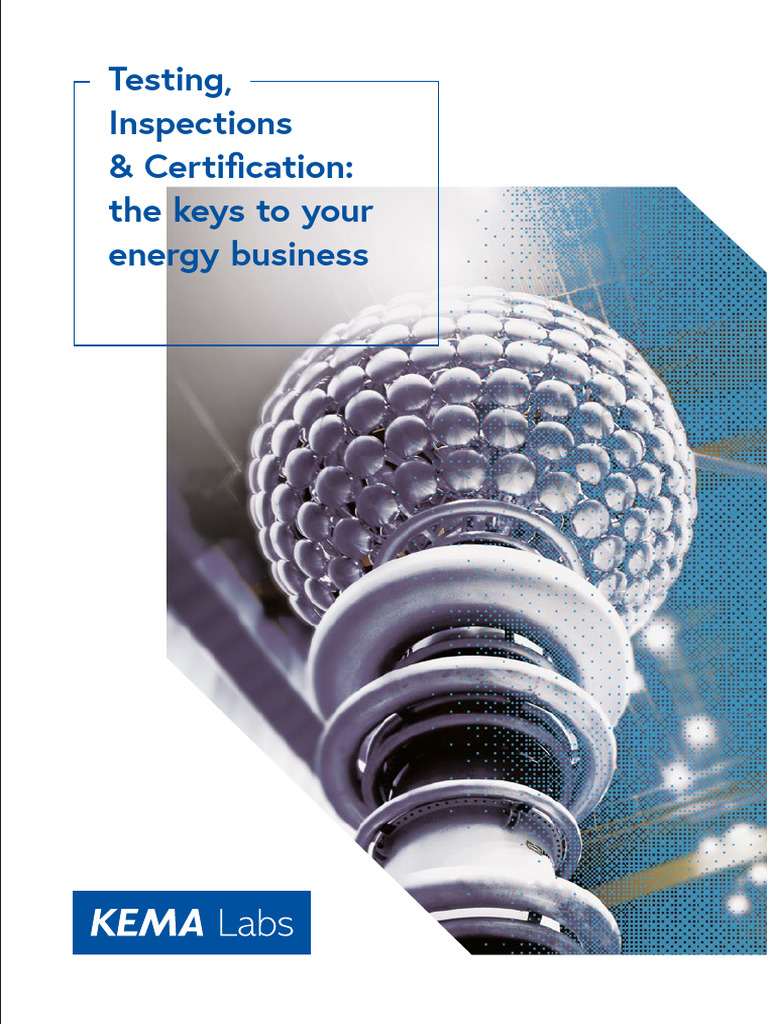 Brochure KEMA Labs Testing Services | PDF | High Voltage Direct Current ...