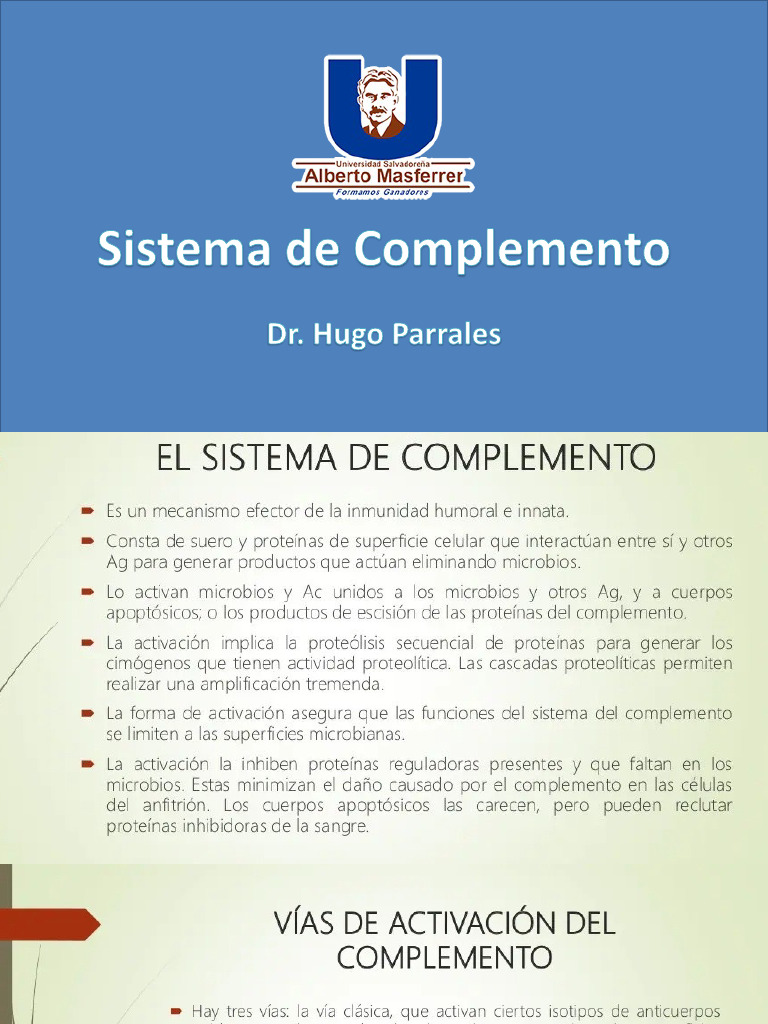 Sistema de Complemento | PDF