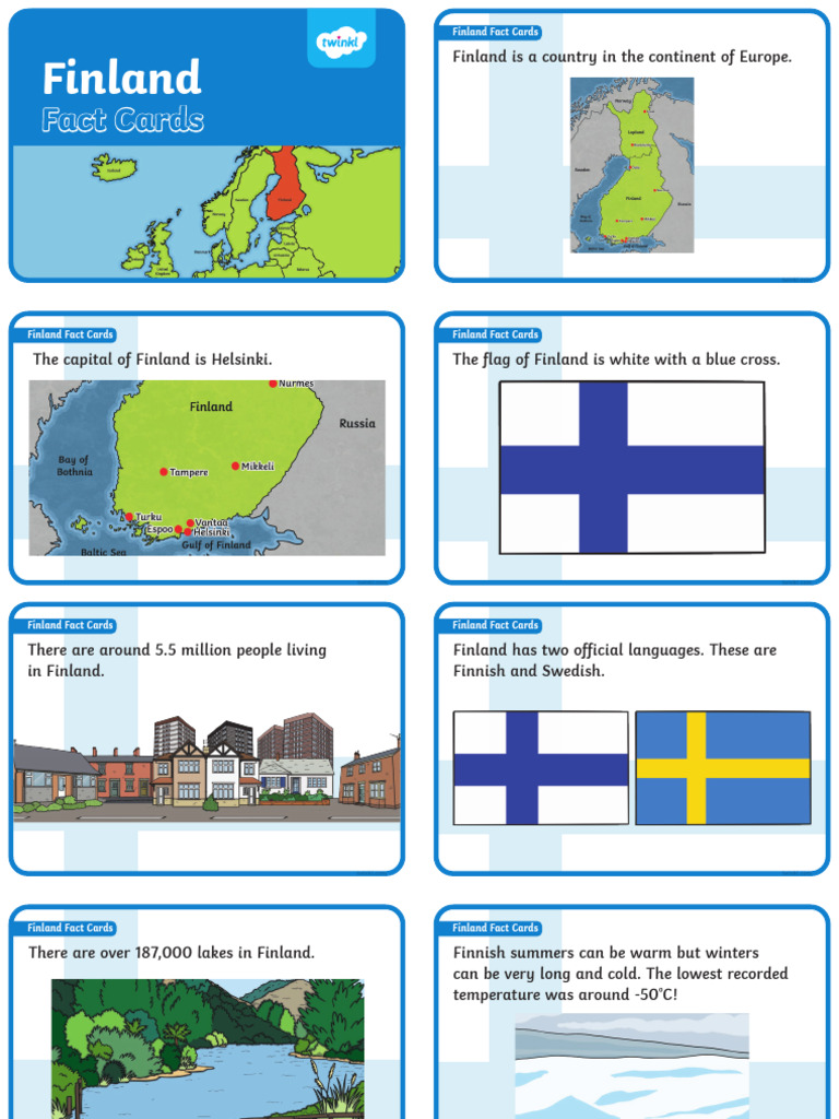 t-tp-1633939200-ks1-finland-fact-cards_ver_2 | PDF | Finland | Helsinki