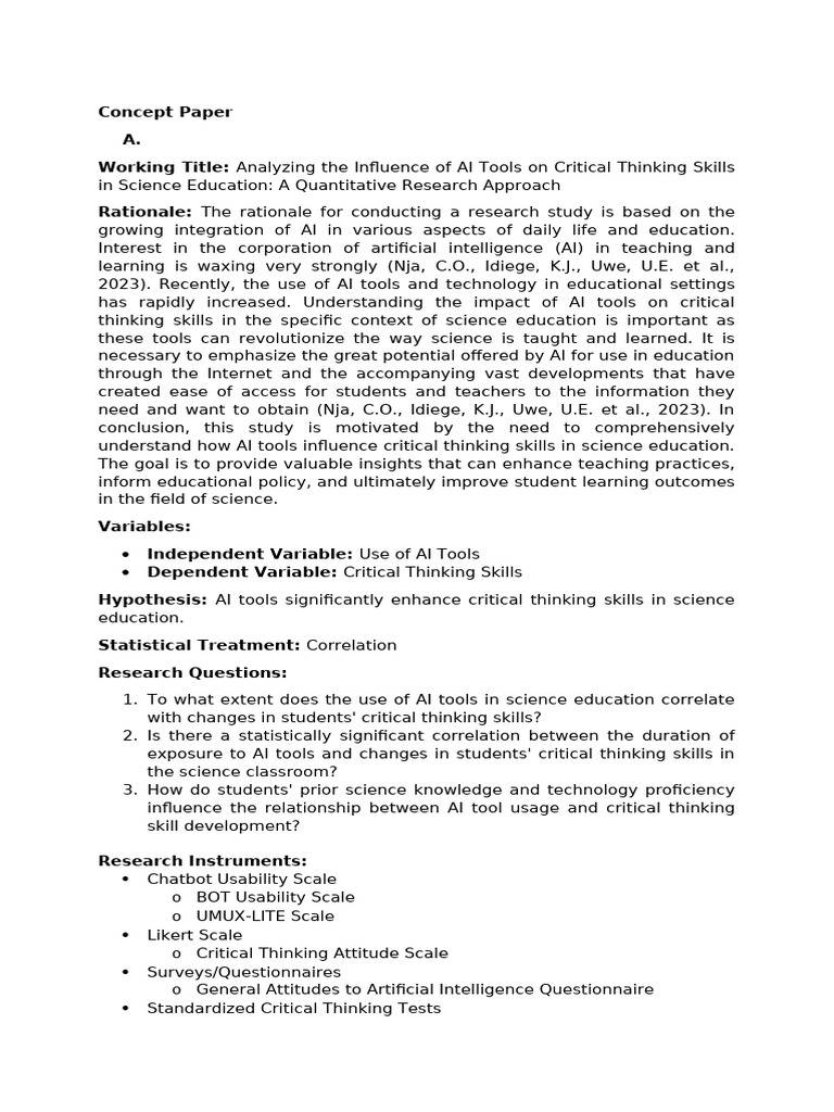 Concept Paper - Three Research Concepts | PDF | Artificial Intelligence | Intelligence (AI ...